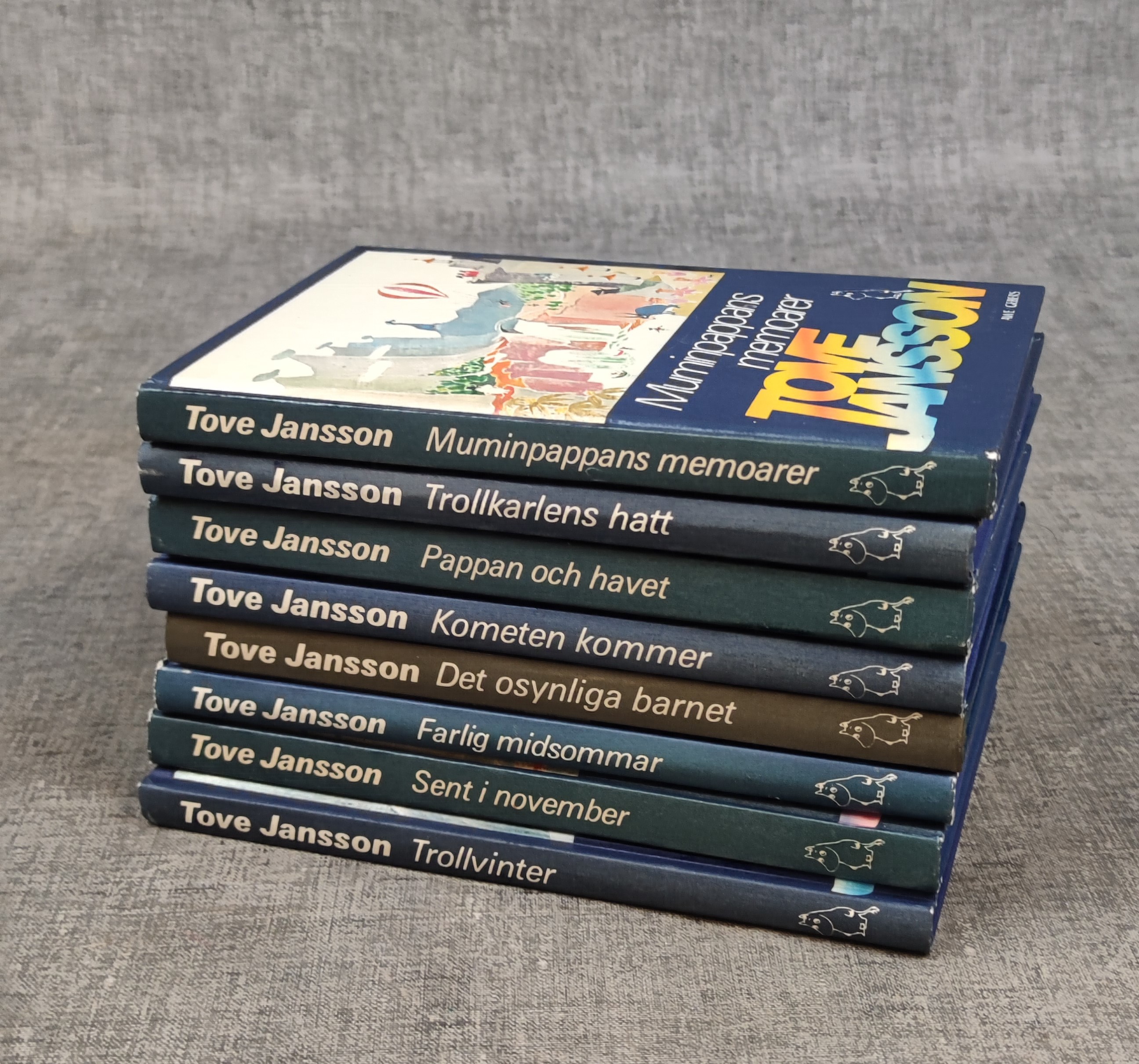 TOVE JANSSON. Mumin, 8 böcker. | Auktion.se